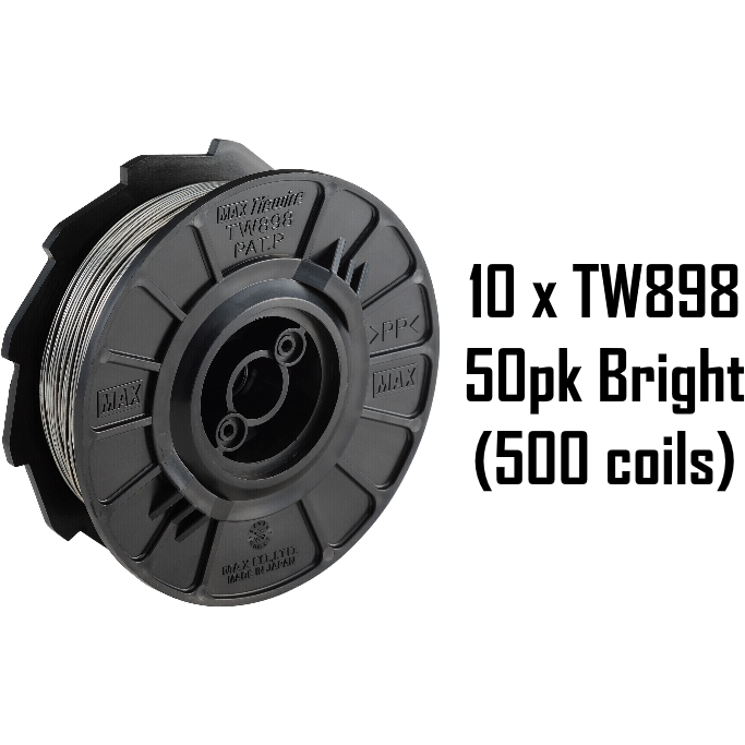 MAX Tie Wire Pack Single TW898 0.8mm 10x50pk Pallet Bundle – Concrete ...