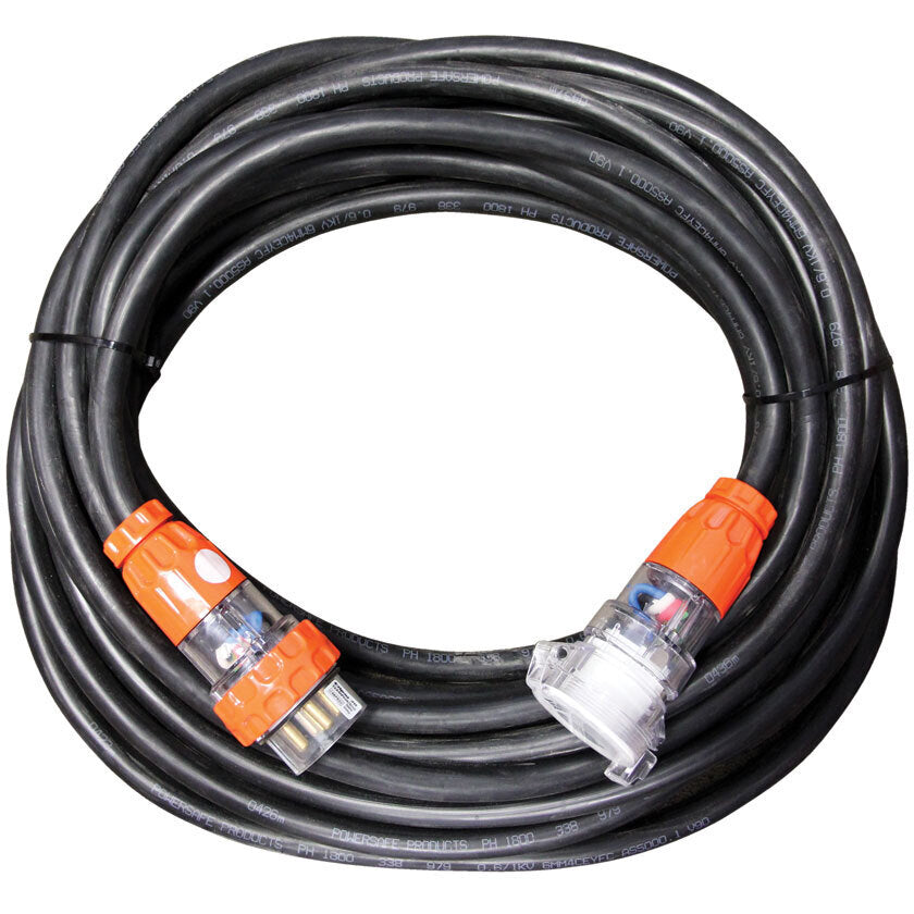 GEN Lead Complete 3-Phase 32A 4-Pin 6mm² H/D 20-30m – Concrete ...