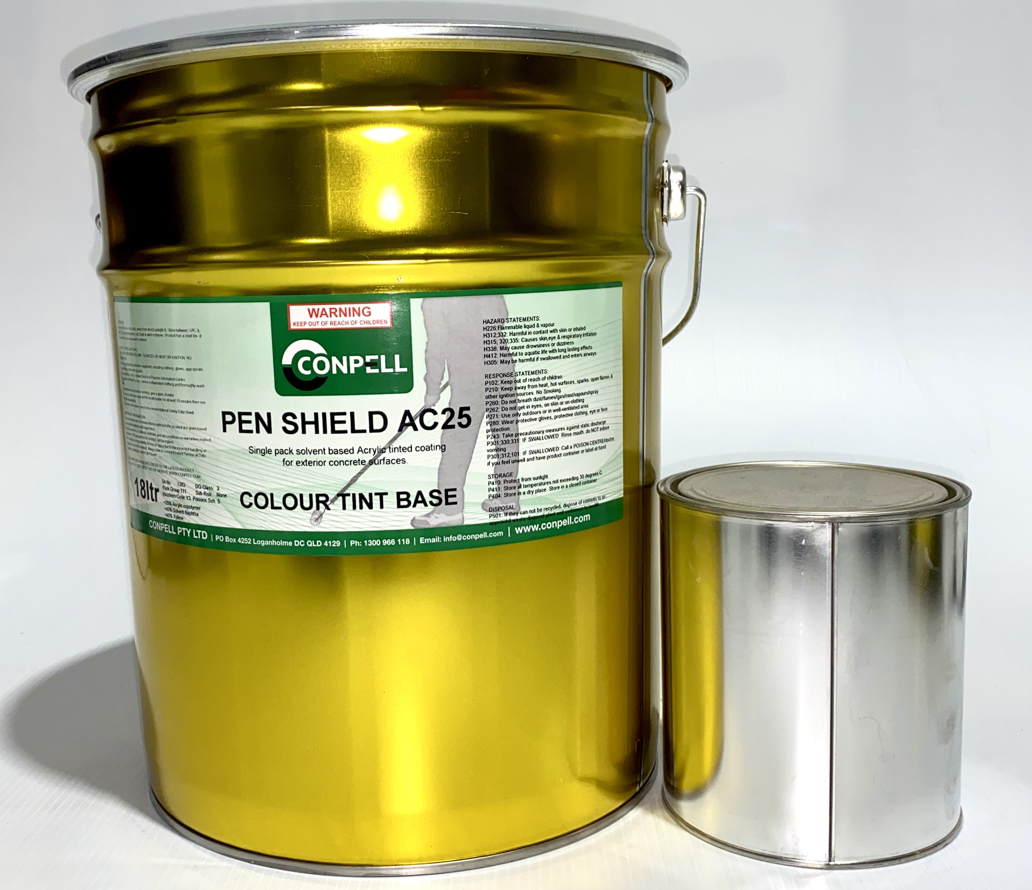 CWH PenShield AC25 Acrylic Colour Base 26% 19L – Concrete Warehouse Yatala