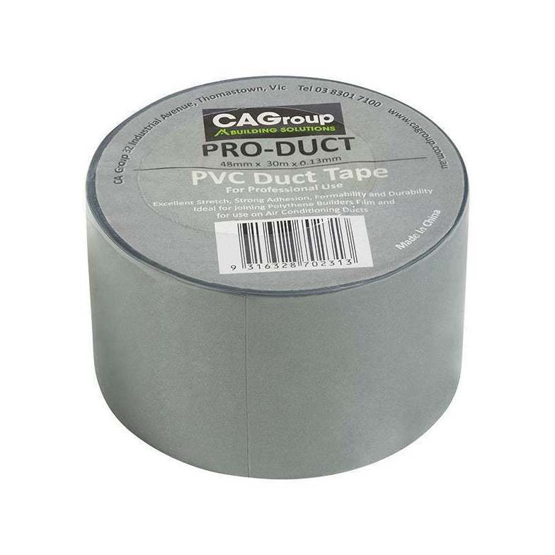 CAG Duct Tape PVC Grey 48mm x 30m – Concrete Warehouse