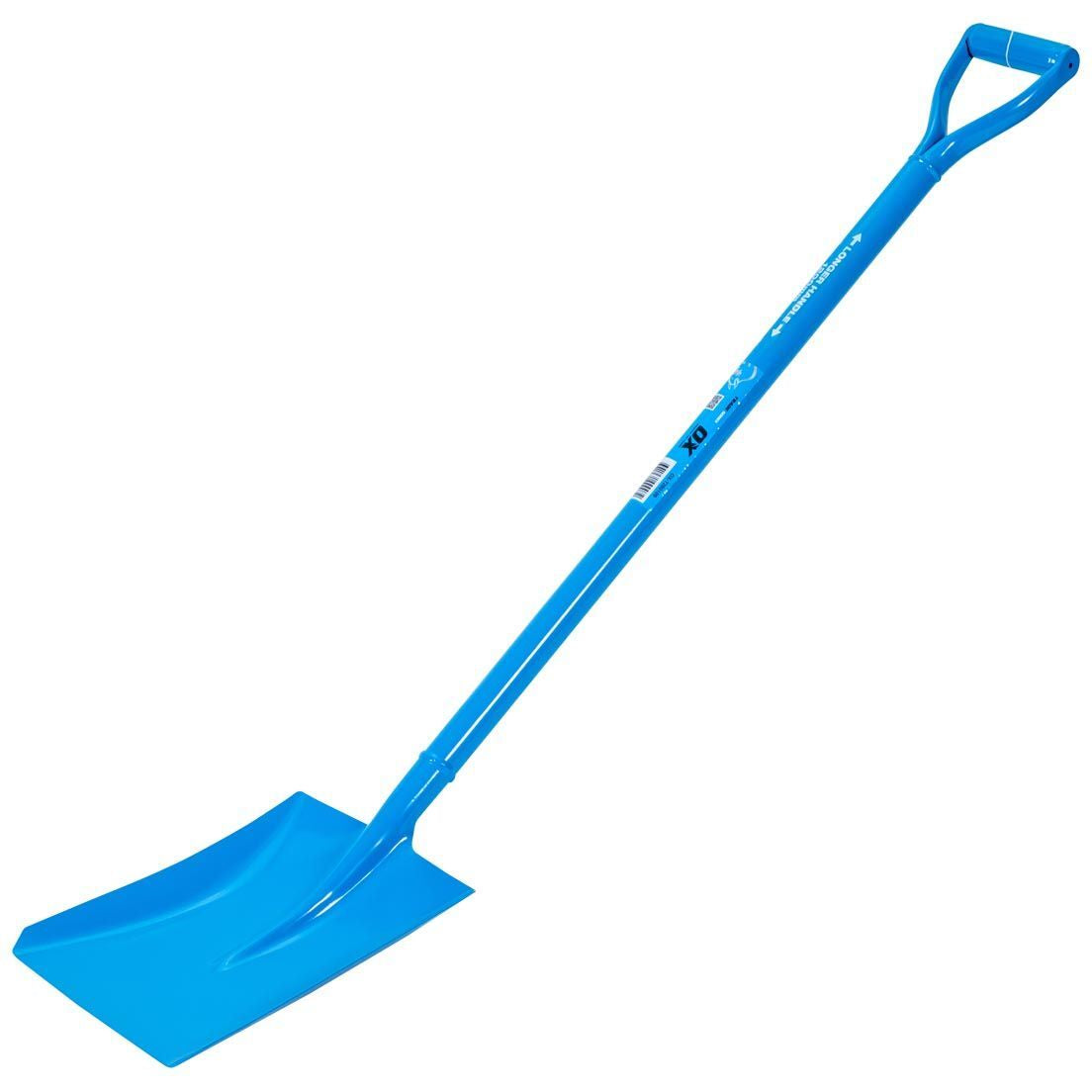 OXS Shovel Square DH Steel Mid Handle 240x1200mm – Concrete Warehouse
