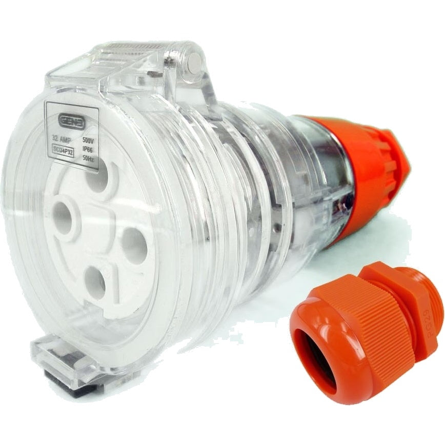 GEN Plug Top 32A 4P Female IP66 – Concrete Warehouse